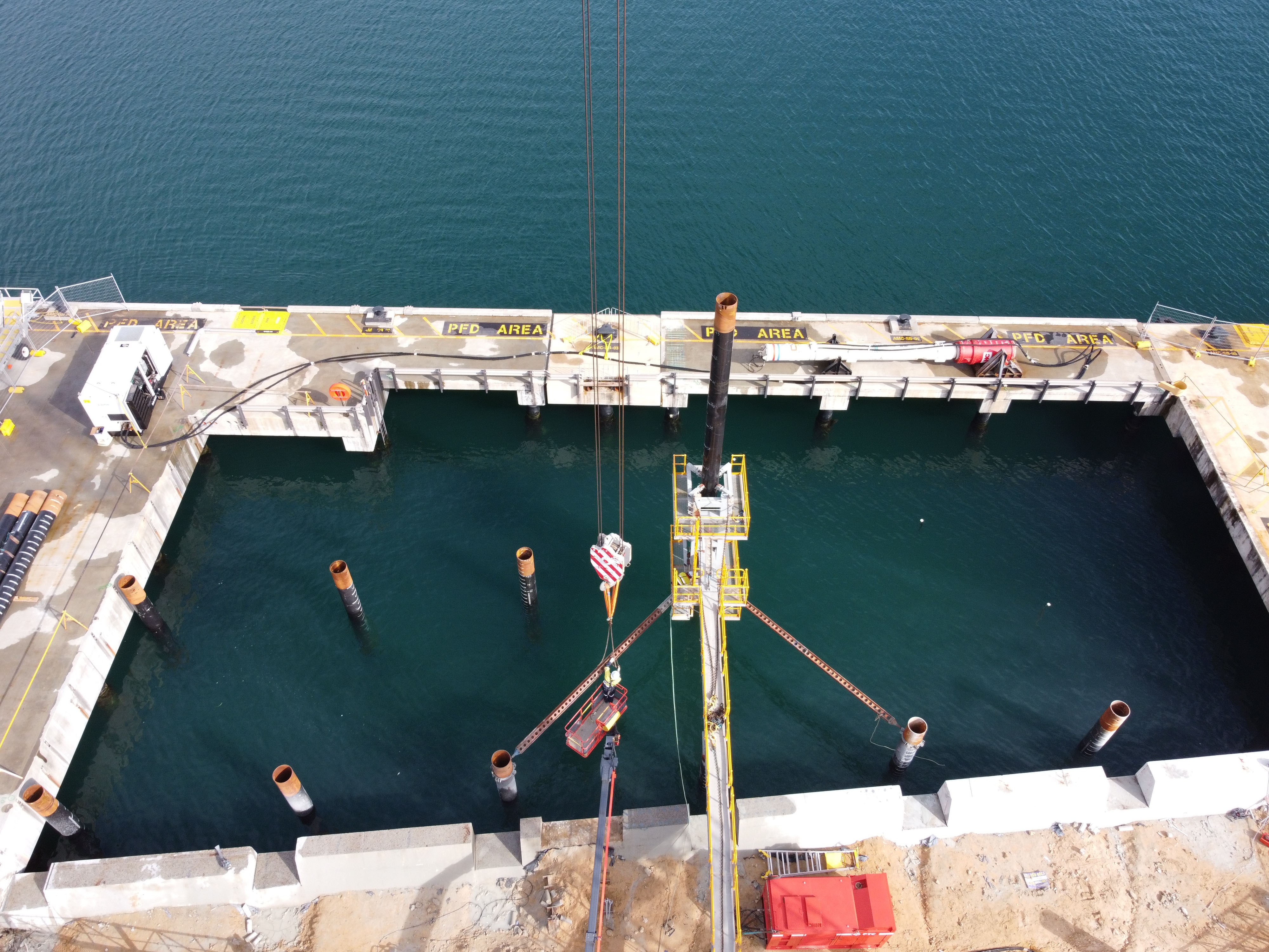 AMC 2 Wharf Deck Infill | Geomarine